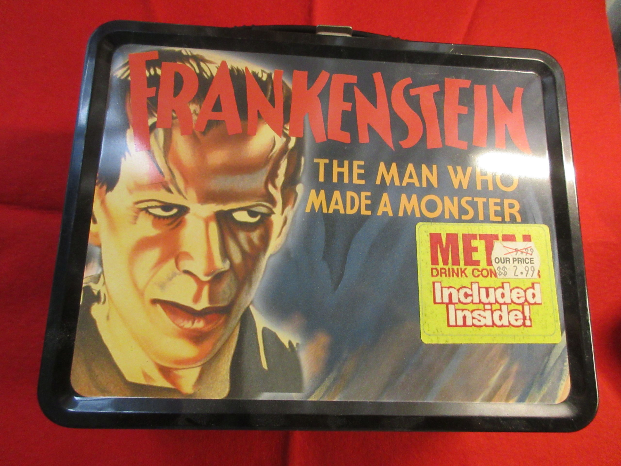 NECA-FRANKENSTEIN-THE MAN WHO MADE THE MONSTER LUNCH BOX WITH THERMOS ...
