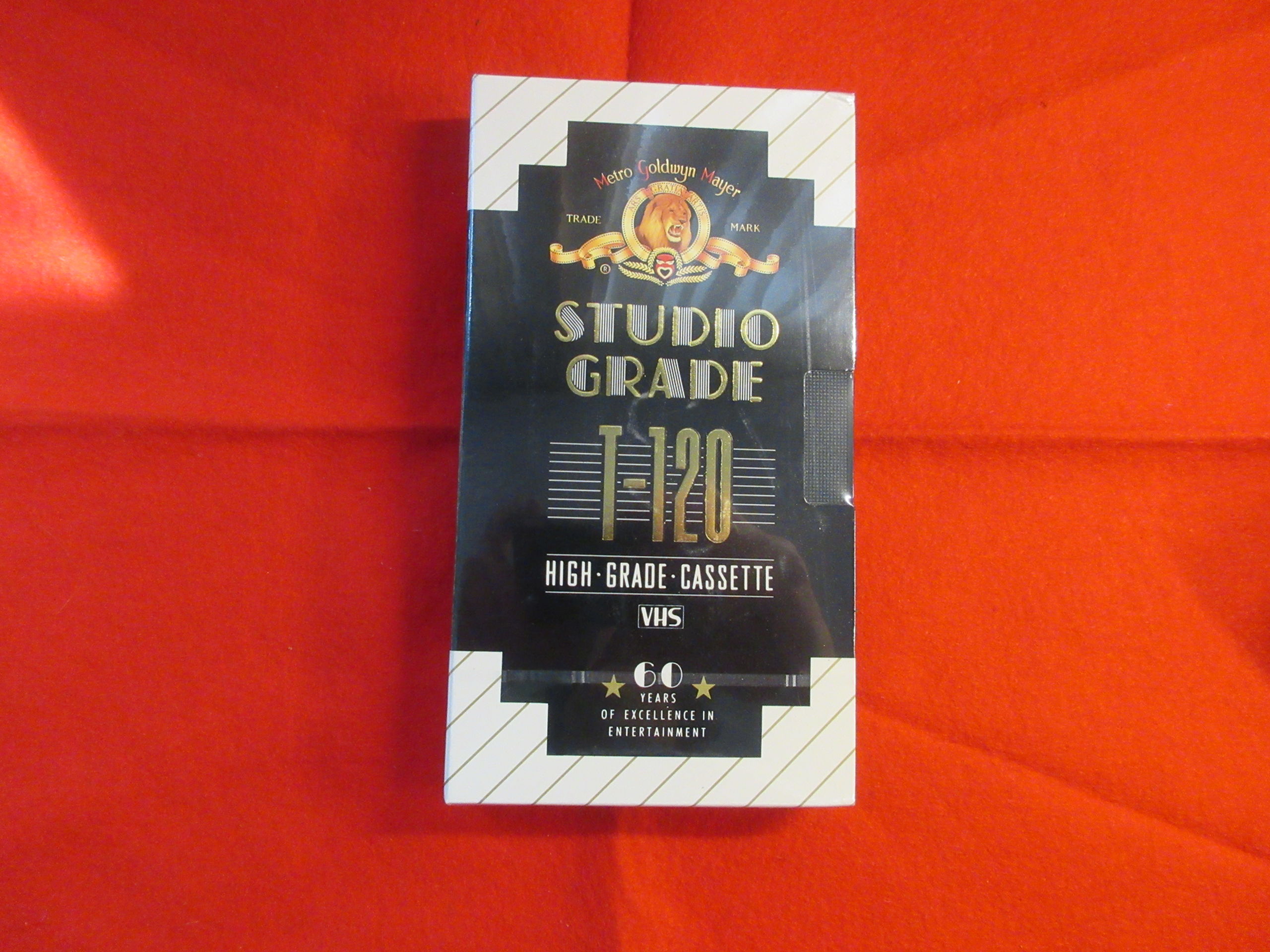 MGM STUDIO GRADE T-120 VHS CASSETTES – BARRY FOSTER SALES